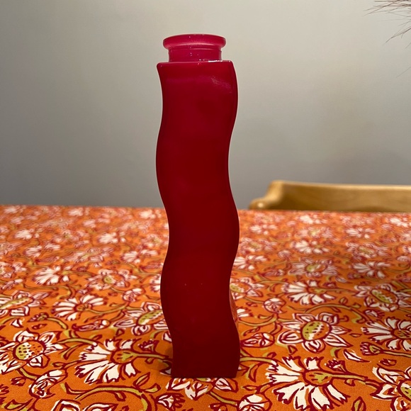 IKEA | Accents | Ikea Vintage Squiggle Pink Flower Vase | Poshmark
